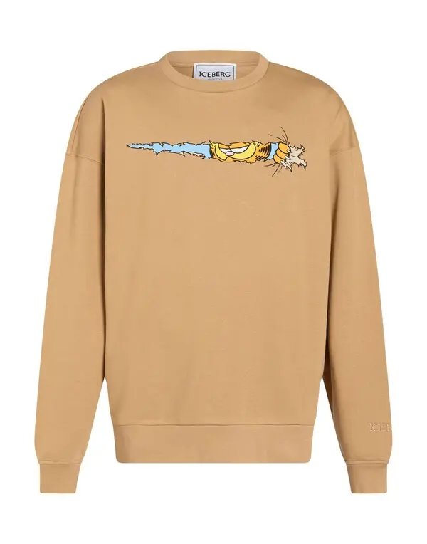 Iceberg X Garfield Sweatshirt Size Cotton, Polyester