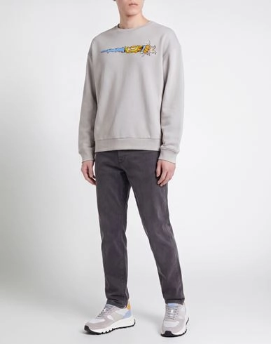Iceberg Garfield Graphic French Terry Sweatshirt - Light Grey
