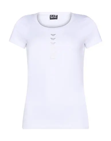 EA7 T-shirt Size Cotton, Elastane - White