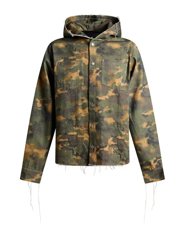 DISCLAIMER Denim Outerwear Military Size Cotton