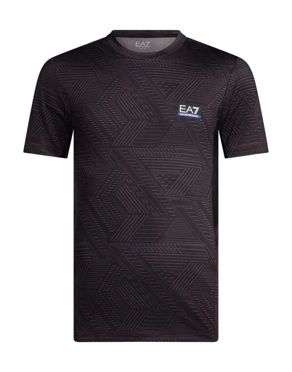 EA7 T-shirt Charcoal Size Polyester, Elastane