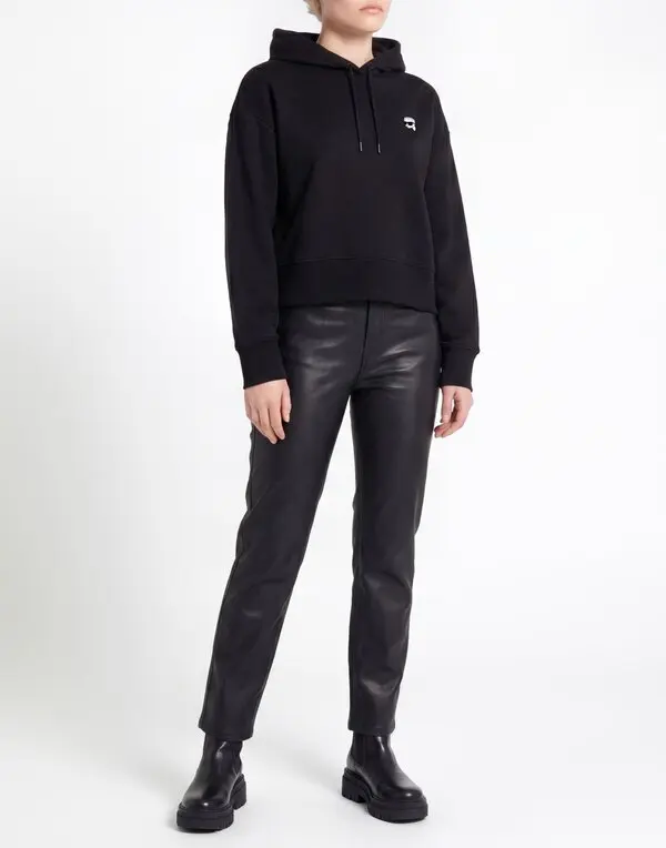 Karl Lagerfeld Hooded Sweatshirt In Organic Cotton And Recycled Polyester