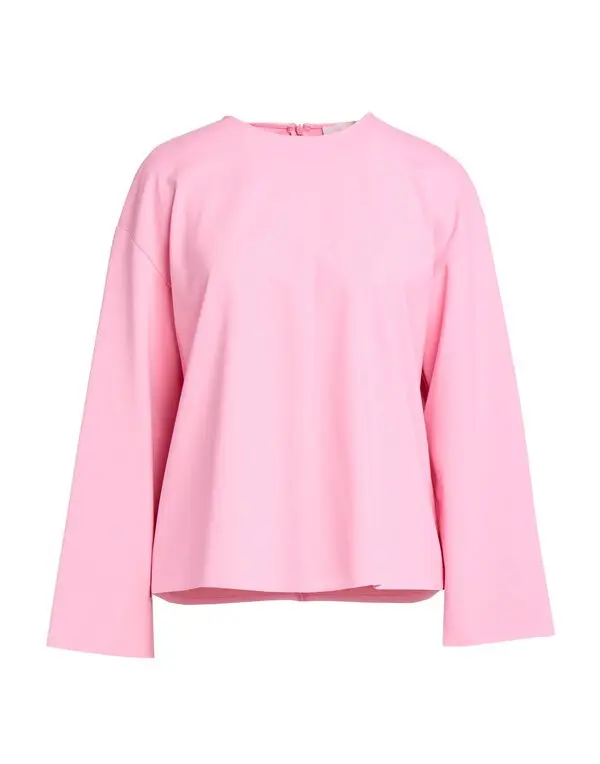 Liviana Conti Polyamide Jersey Long Sleeve Crewneck Top