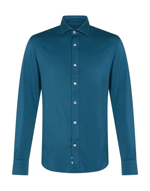 Paul & Shark Shirt Size Cotton, Elastane - Green