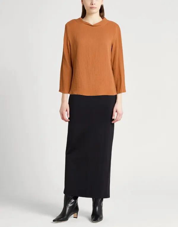 XACUS Top Camel Size Cotton