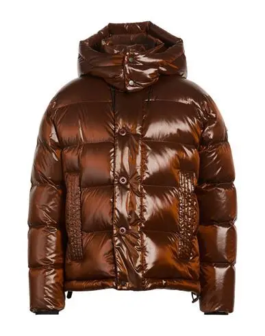 Peuterey Hooded Puffer Jacket With Duck Down Filling - Yellow