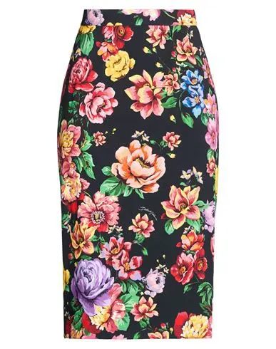 Dolce & Gabbana Midi Skirt Size Viscose, Elastane - Black