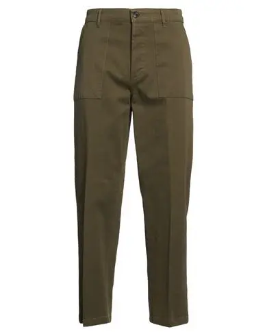 THE EDITOR Military Cotton Elastane Pants - Green