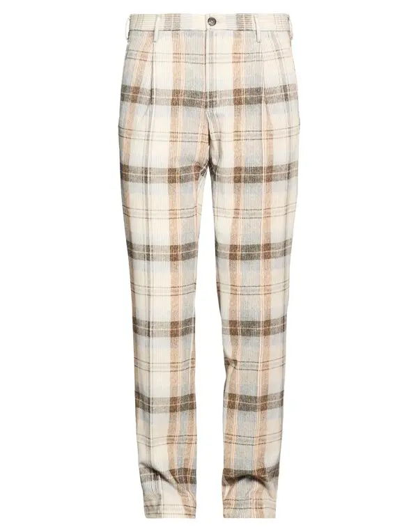 Incotex Tartan Patterned Cotton Pants