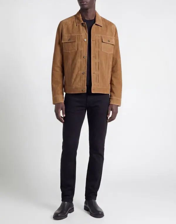 Bolongaro Trevor Jacket Camel Size Goat Skin