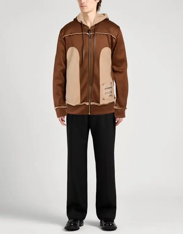 TAKESHY KUROSAWA Jacket Light Brown Size Polyester, Elastane