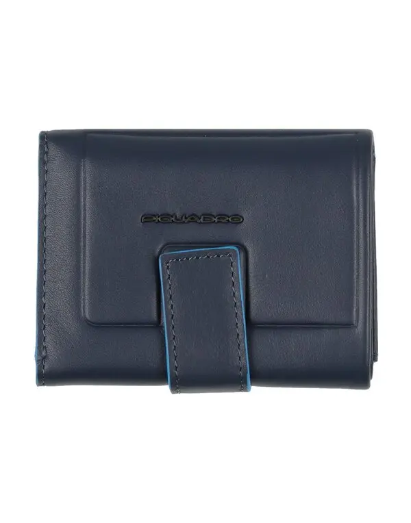 PIQUADRO Wallet Cow Leather - Blue