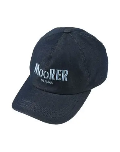 MOORER Hat Size Cotton, Silk - Navy