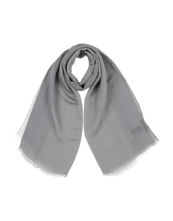 John Varvatos Scarf Viscose, Silk - Grey