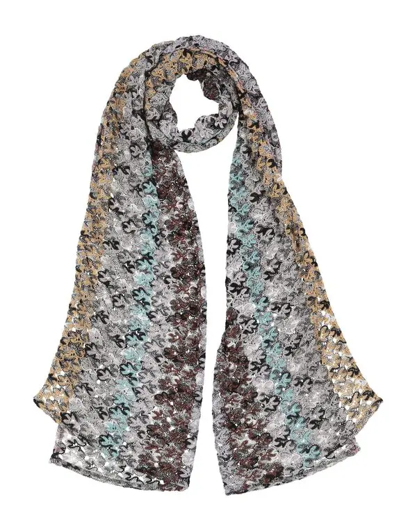 Missoni Scarf Viscose, Metallic Fiber
