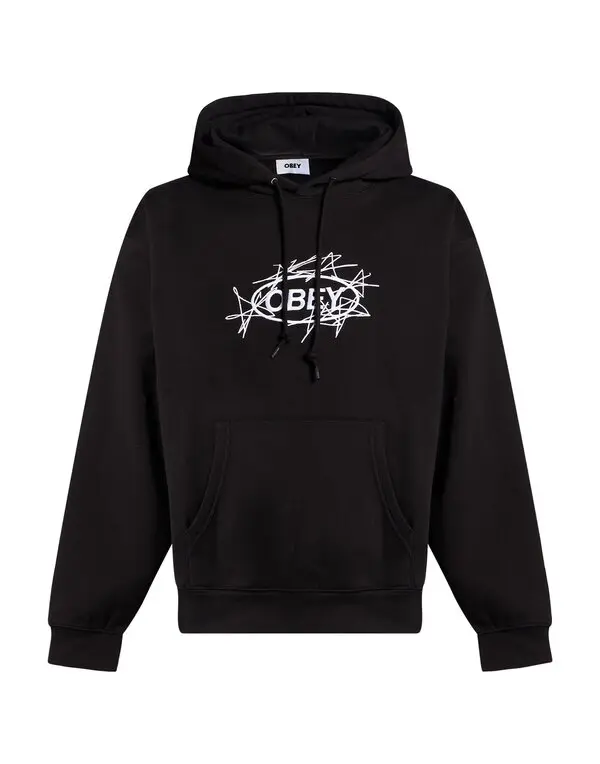 Obey Cotton, Polyester, Viscose Sweatshirt