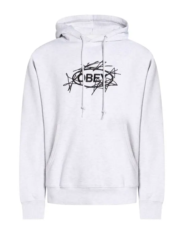 Obey Sweatshirt Size Cotton, Polyester, Viscose - Grey