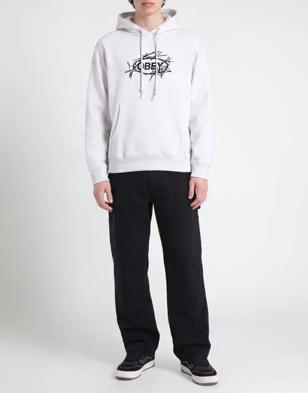 Obey Sweatshirt Size Cotton, Polyester, Viscose - Grey