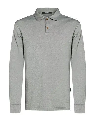 TAKESHY KUROSAWA Polo Shirt Light Brown Size Viscose, Polyester, Elastane - Grey
