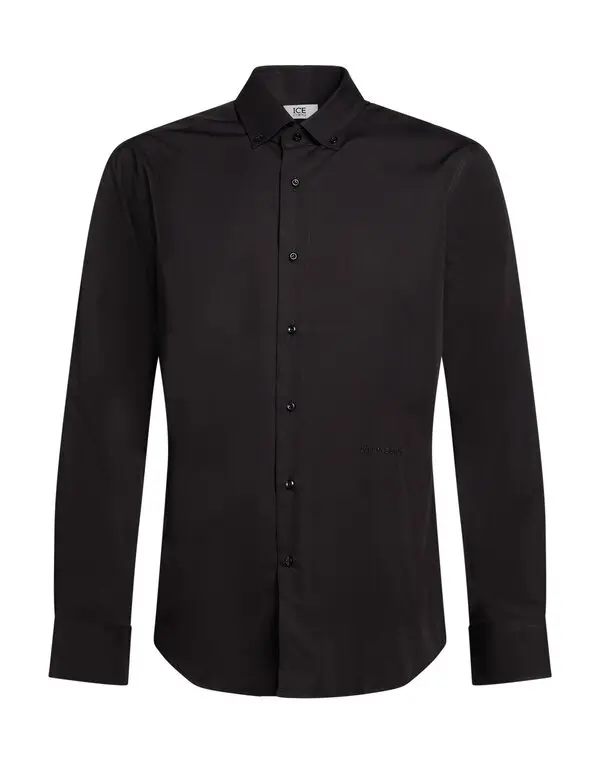 Iceberg Shirt Size Cotton - Black