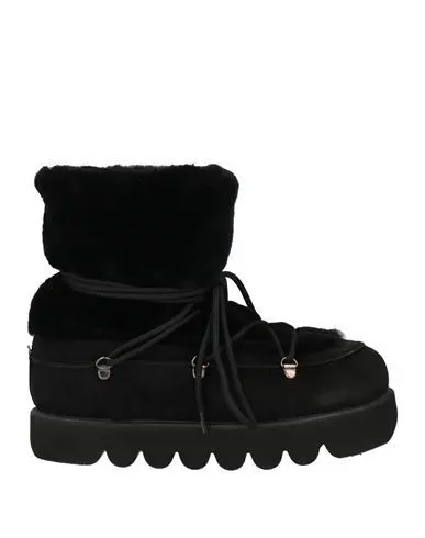 EQUITARE Martin Ankle Boots Size Leather, Shearling - Black