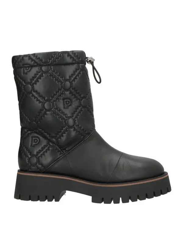 POLLINI Ankle Boots Calfskin, Polyurethane