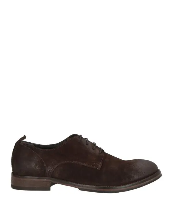 Moma Derby Shoes In Suede - Brown