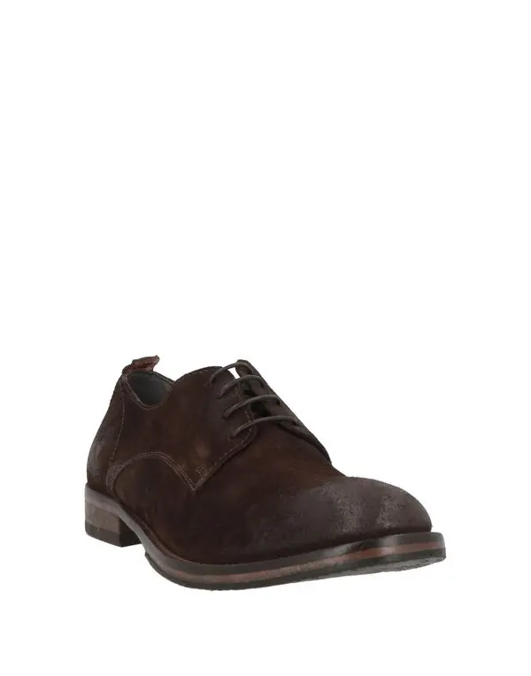 Moma Derby Shoes In Suede - Brown