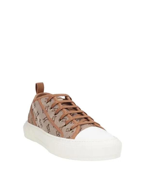 Herno Leather And Textile Fiber Low-top Sneakers