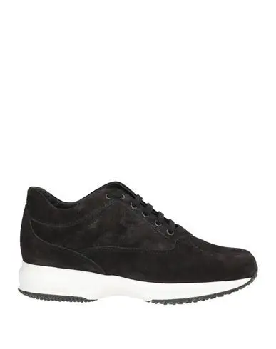 Hogan Suede Lace-up Low-top Sneakers - Black