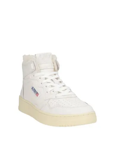 AUTRY Sneakers Size Leather, Shearling