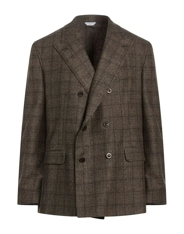 Boglioli Blazer Taupe Size Wool, Polyester, Elastane