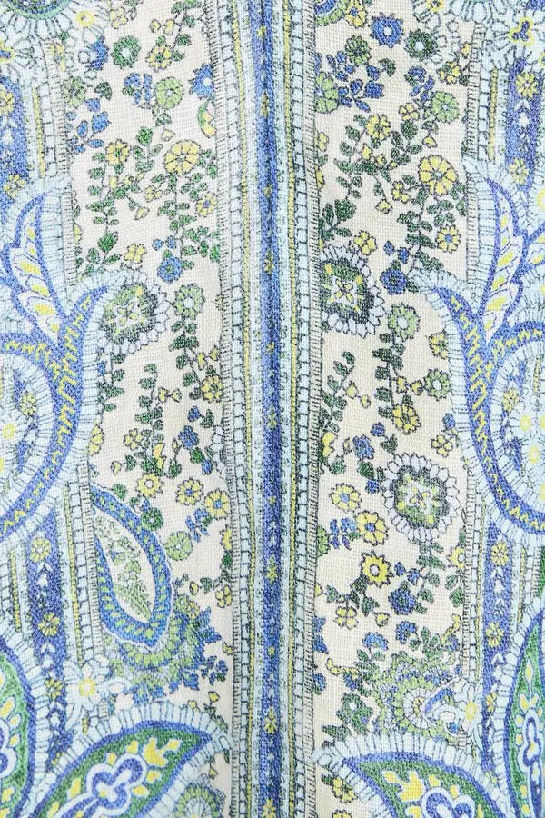 Zimmermann Paisleyprint Linen Mini Dress