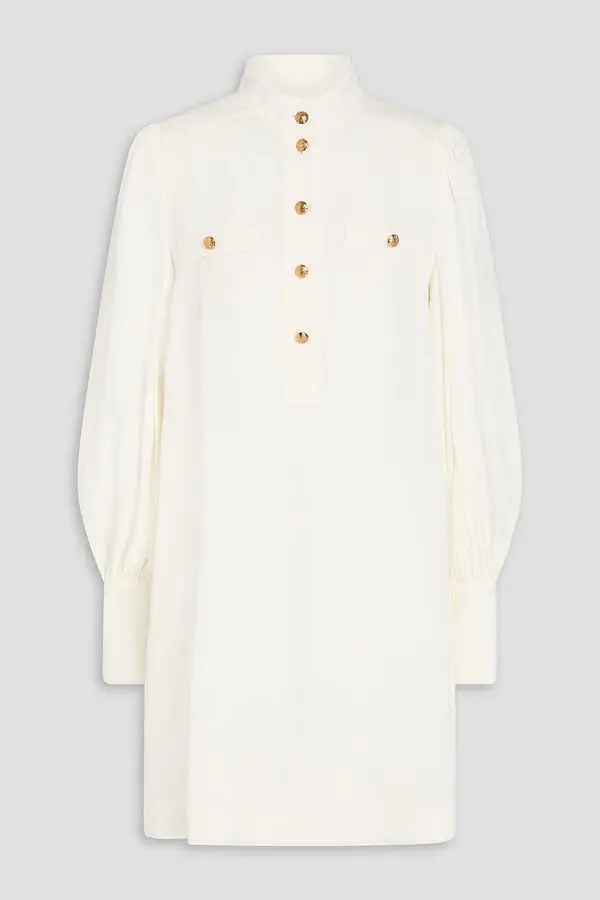 Zimmermann Crepe Mini Dress - Ivory