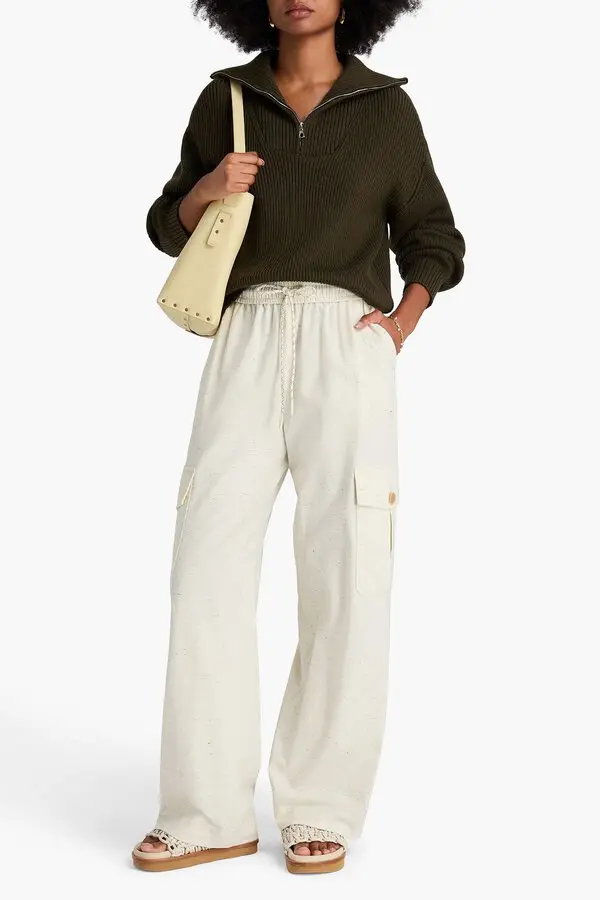 Zimmermann Slub Cottonblend Twill Cargo Pants