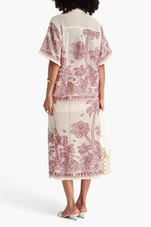 Zimmermann Fil Coupé Cotton Shirt