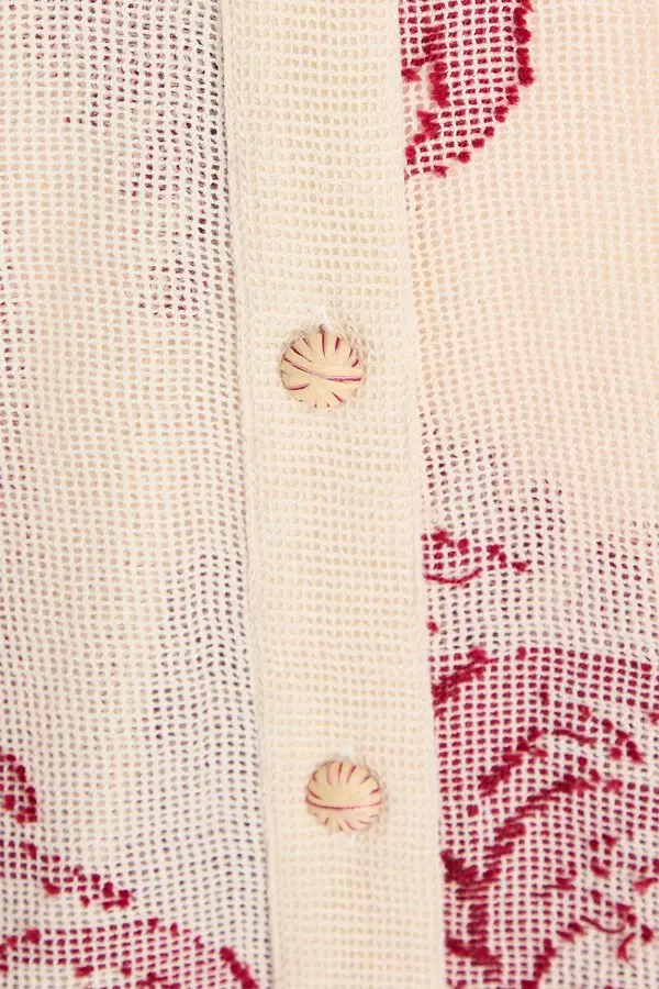 Zimmermann Fil Coupé Cotton Shirt