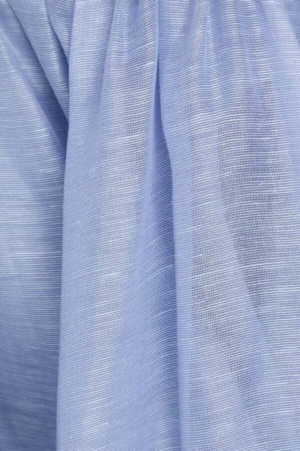 Zimmermann Linen And Silk-blend Organza Mini Dress
