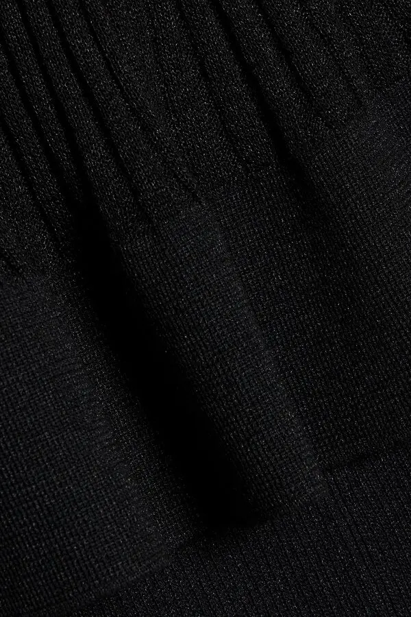 Zimmermann Capeeffect Ribbedknit Midi Dress
