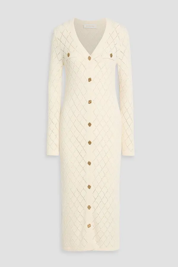 Zimmermann Pointelleknit Midi Dress