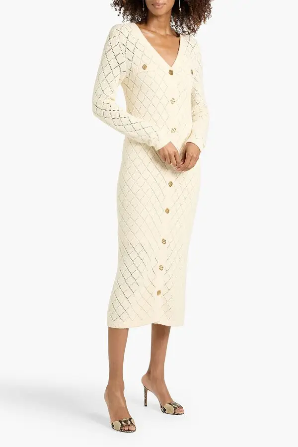 Zimmermann Pointelleknit Midi Dress