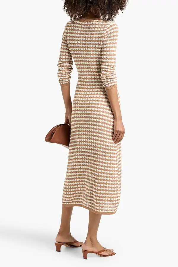 Zimmermann Crocheted Cottonblend Midi Dress