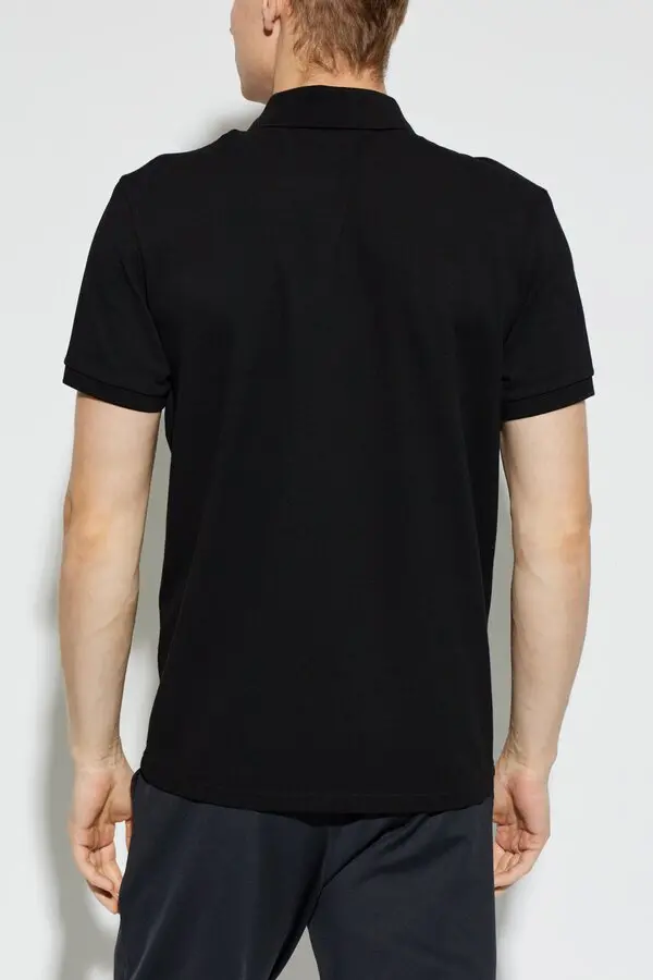 Moncler Polo With Logo Patch