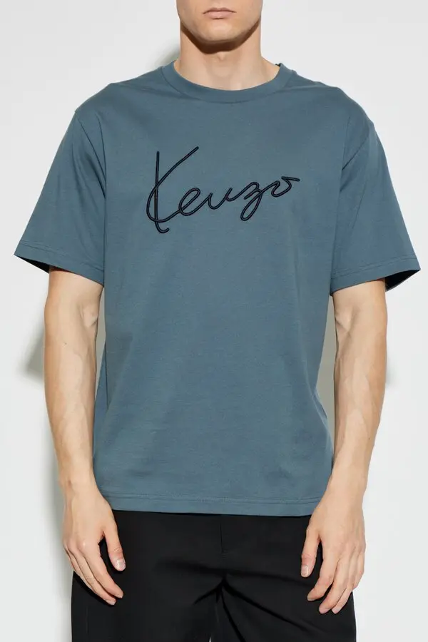Kenzo T-shirt With Embroidered Logo