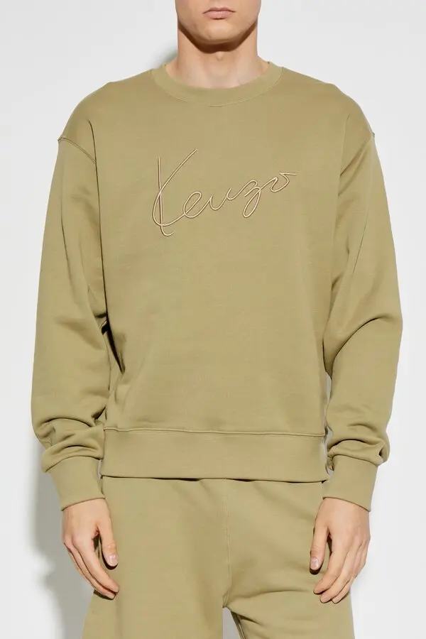 Kenzo Embroidered Logo Crewneck Sweatshirt