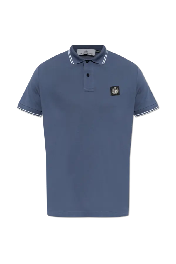 Stone Island Polo With Logo Patch