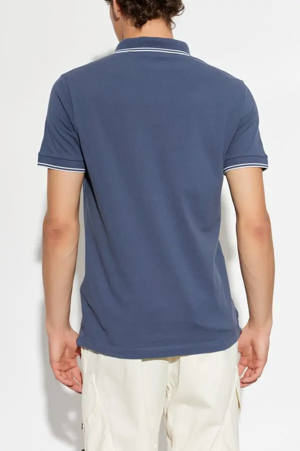 Stone Island Polo With Logo Patch