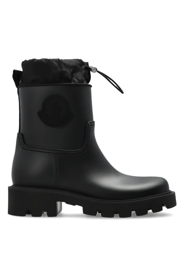 Moncler Kickstream" Rubber Boots - Black