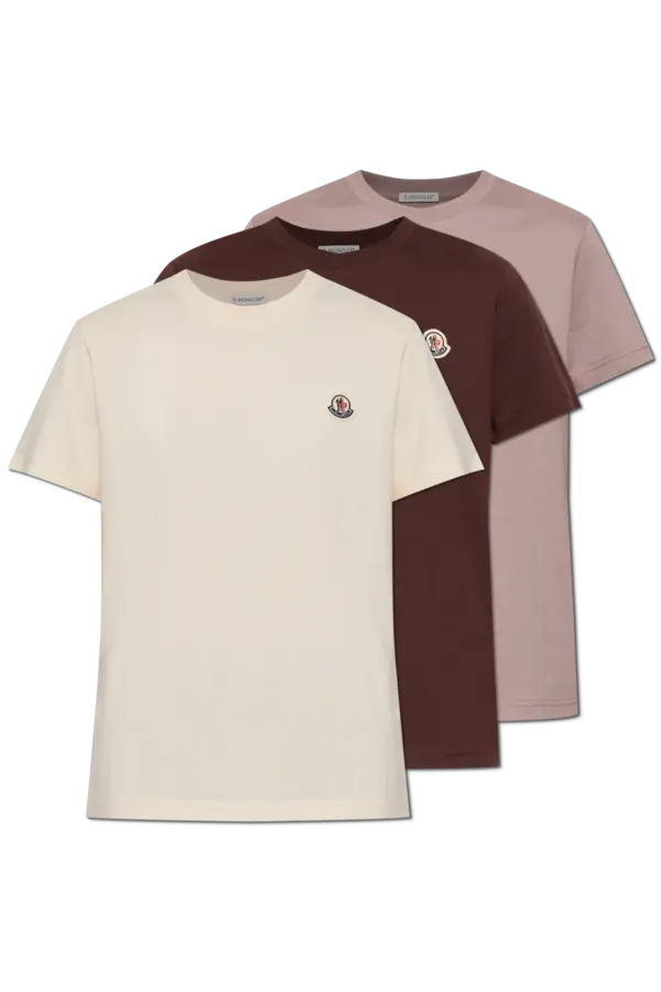 Moncler 3-pack Of T-shirts