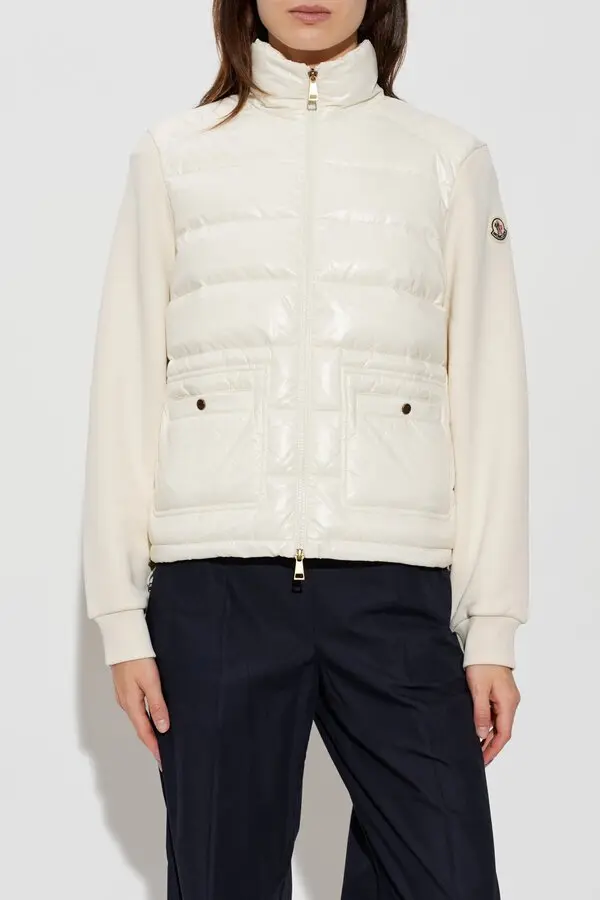 Moncler Sweatshirt With Quilted Front
